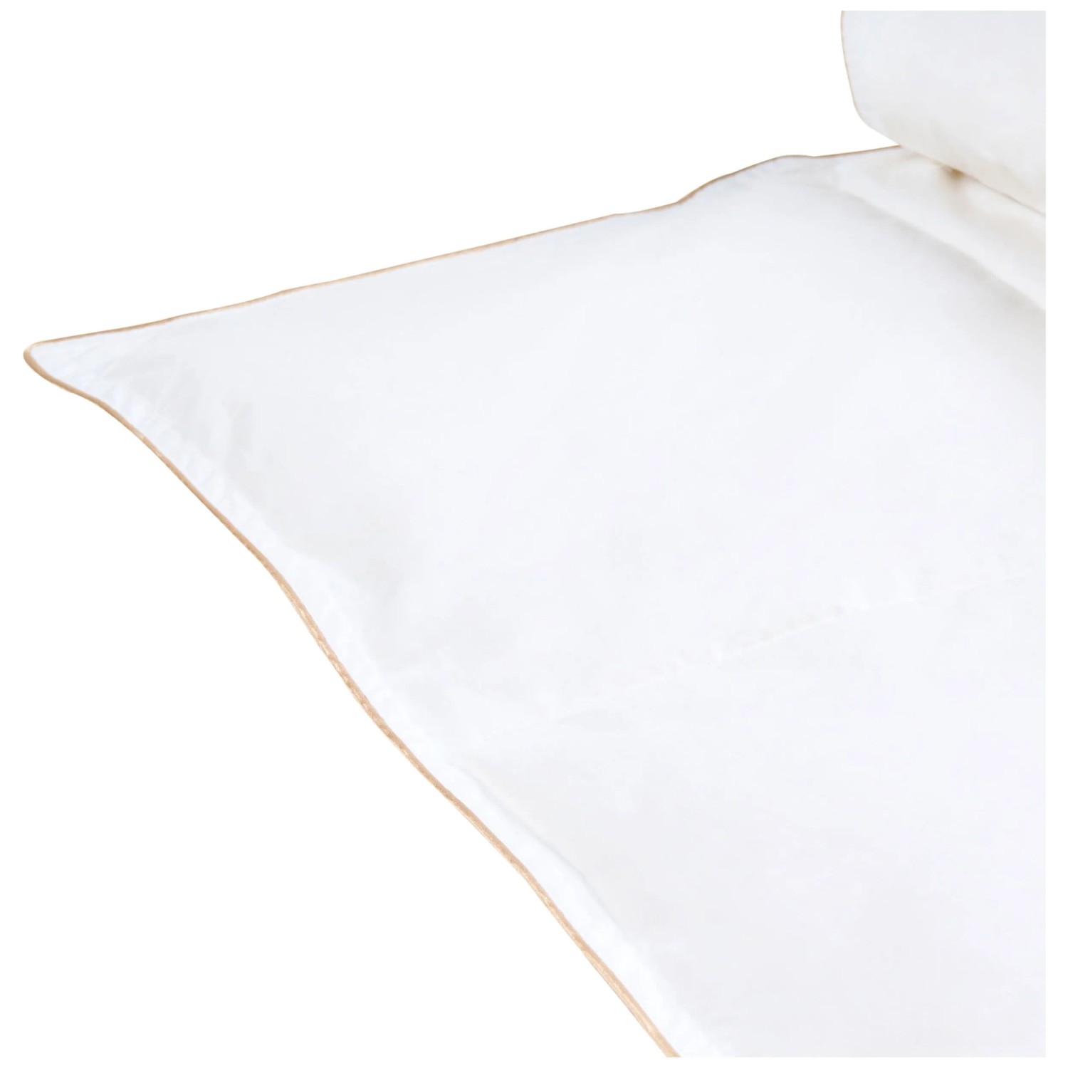 Beliani Bettdecke Eiger Entendaunen Mittelwarm Weiss 200 x 200 cm