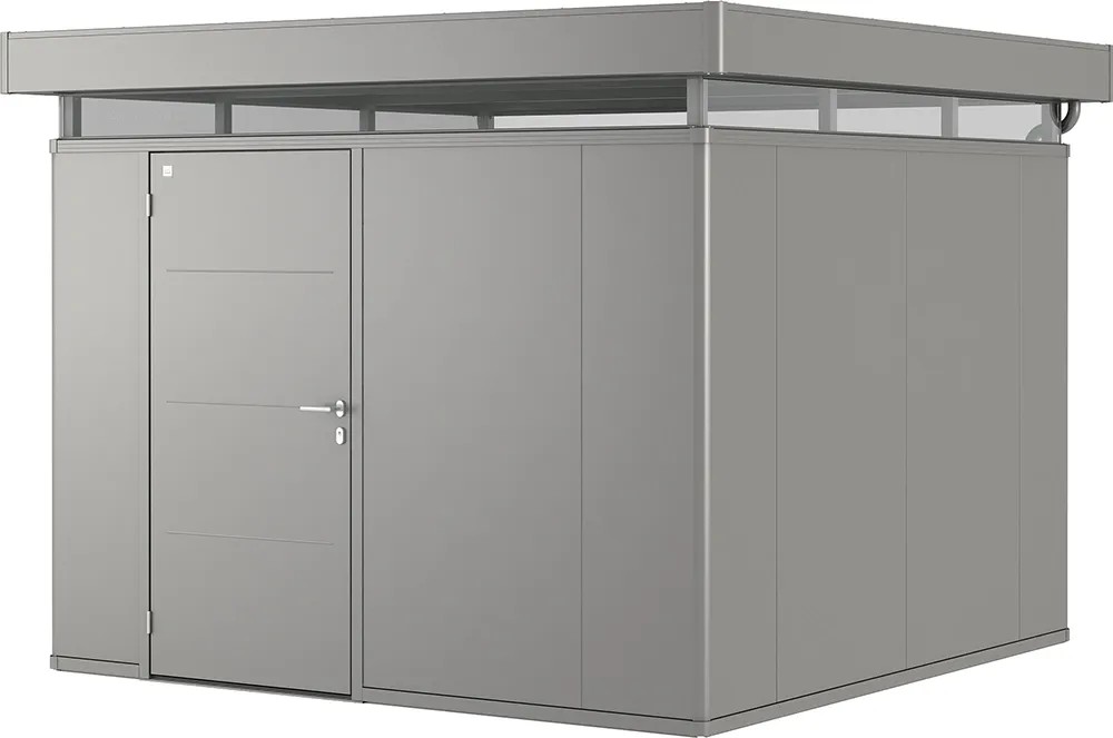 Biohort Nebengebäude Casanova Quarzgrau-Metallic Tür links 3 x 3 m ...