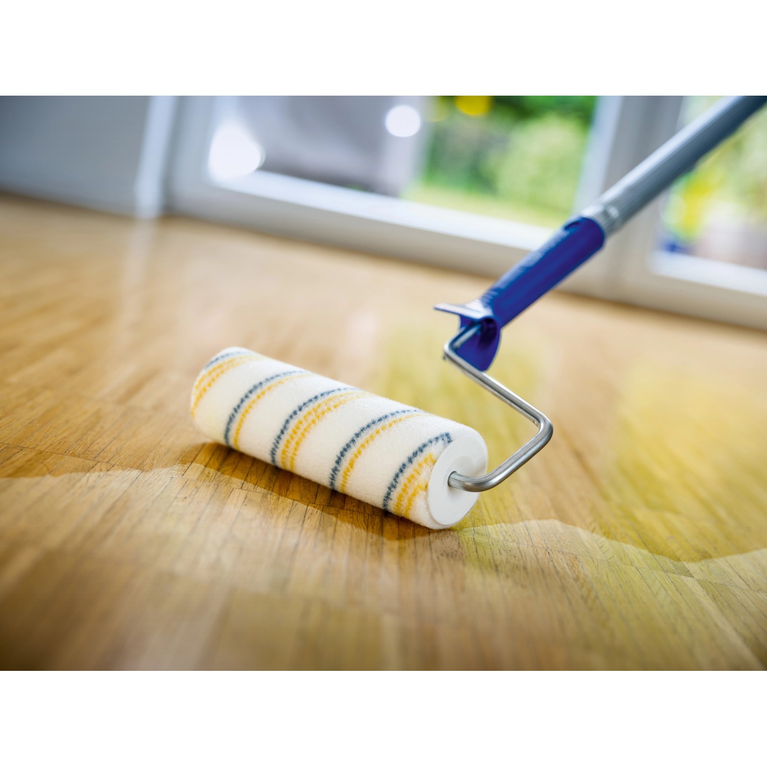 LUX Pro Farbroller Lacke Blau-Gelb Ø 7 cm / Breite 18 cm kaufen bei OBI