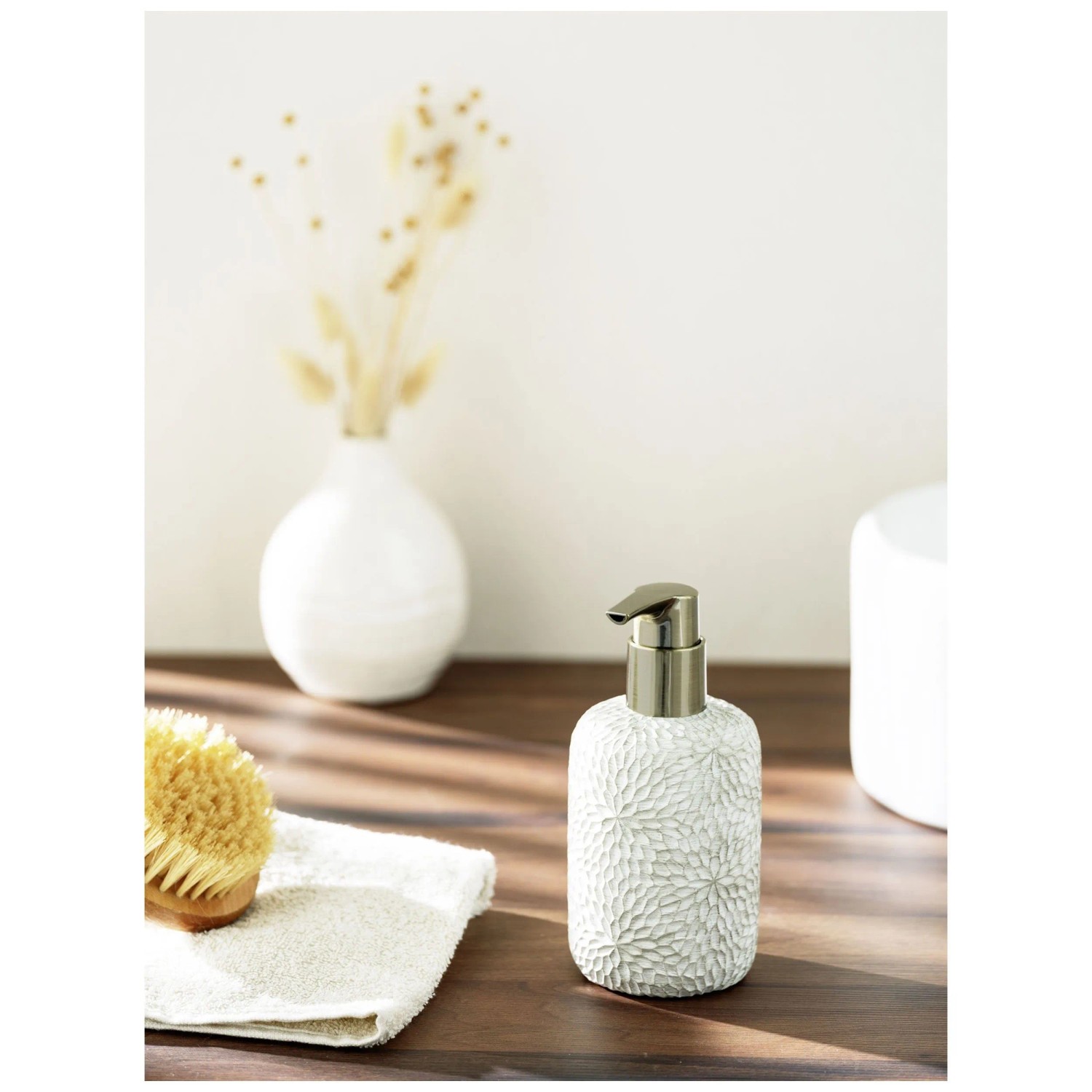 Wenko Seifenspender Montalfano Weiss/Gold 300 ml kaufen bei OBI