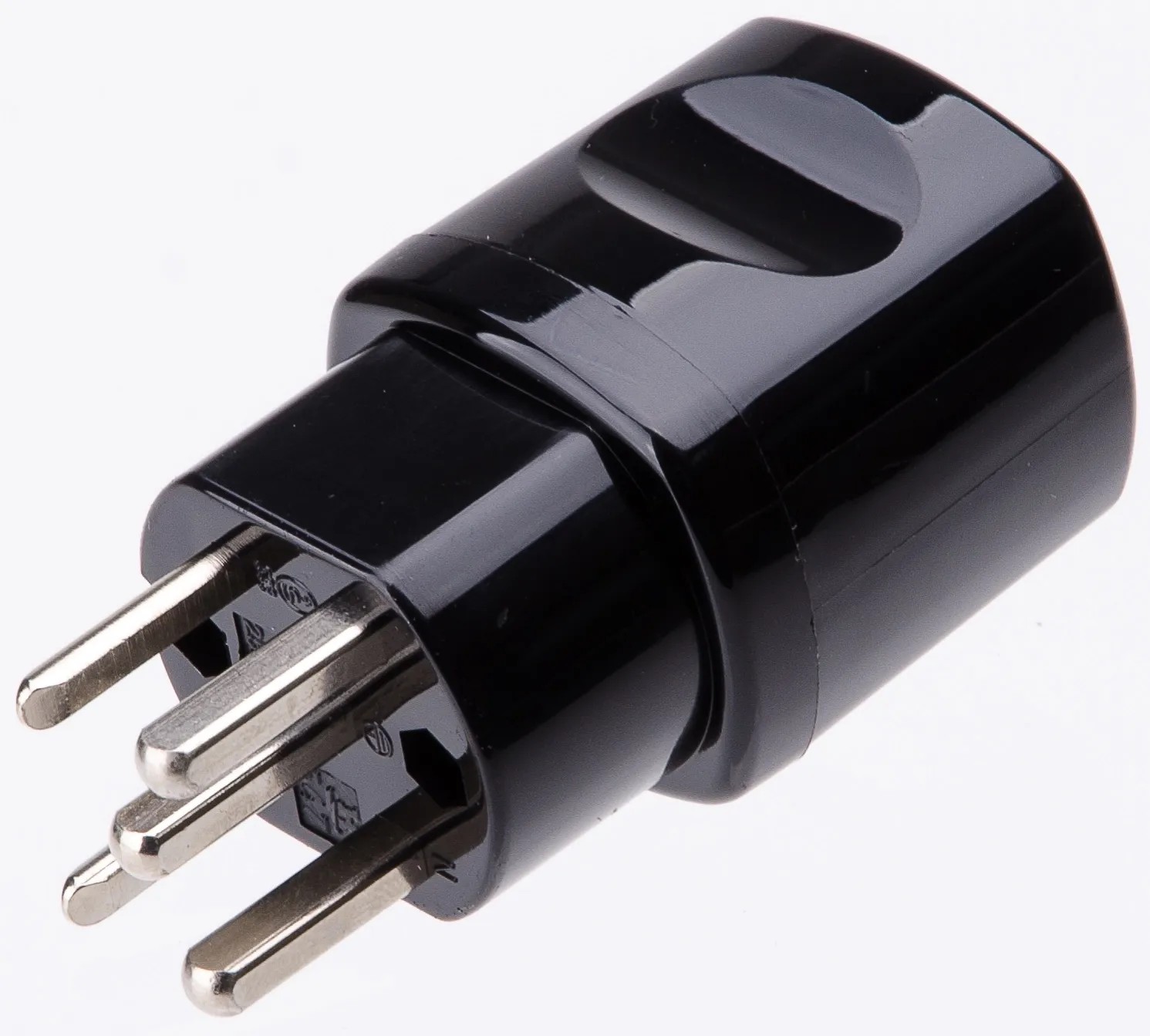 Stecker Typ 25 / 5-polig Schwarz