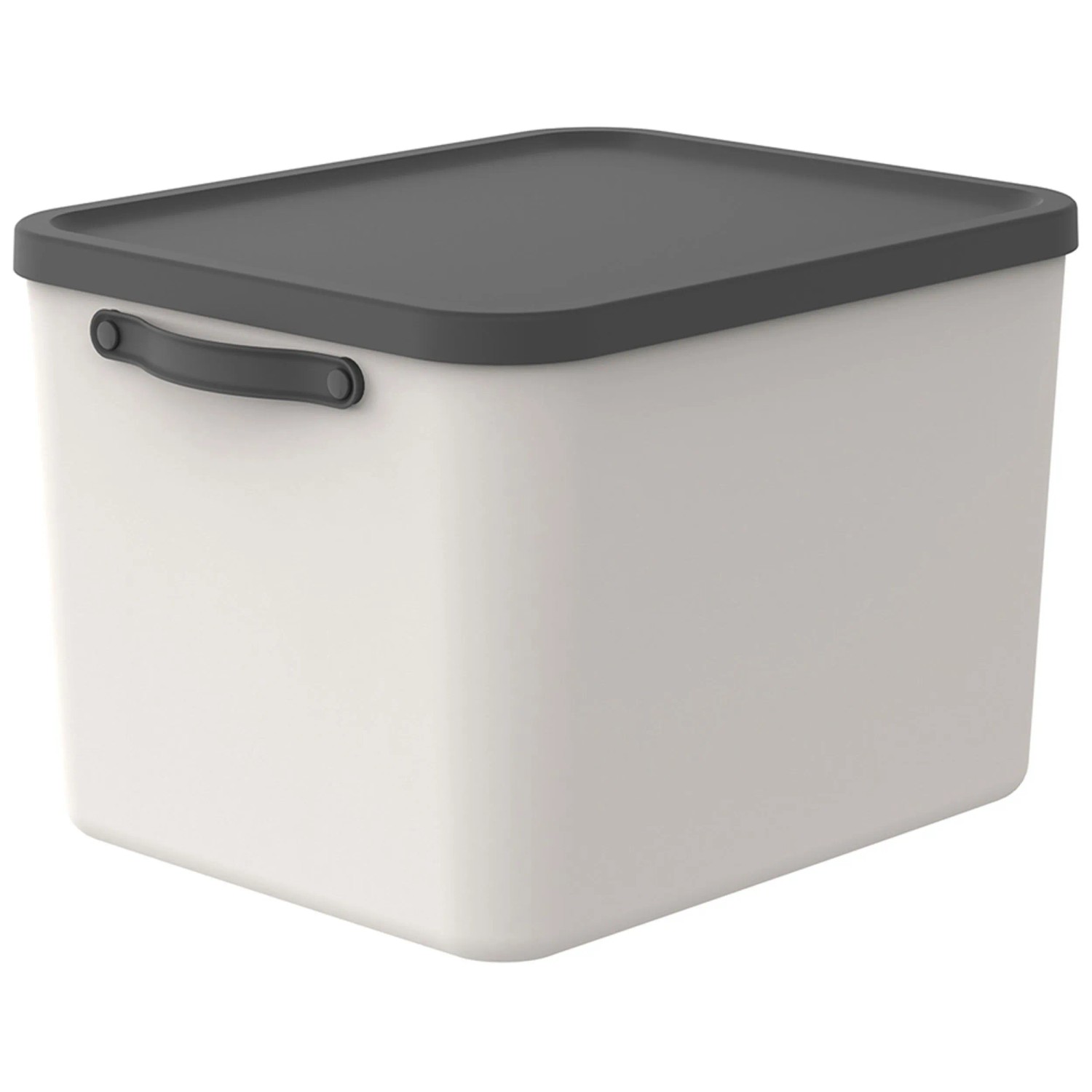 Rotho Switzerland Boîte de rangement Mythen beige chaud 55 l
