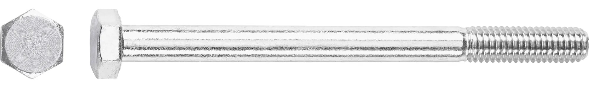 LUX Vis machine à filetage partiel Galvanisée M6 x 90 mm