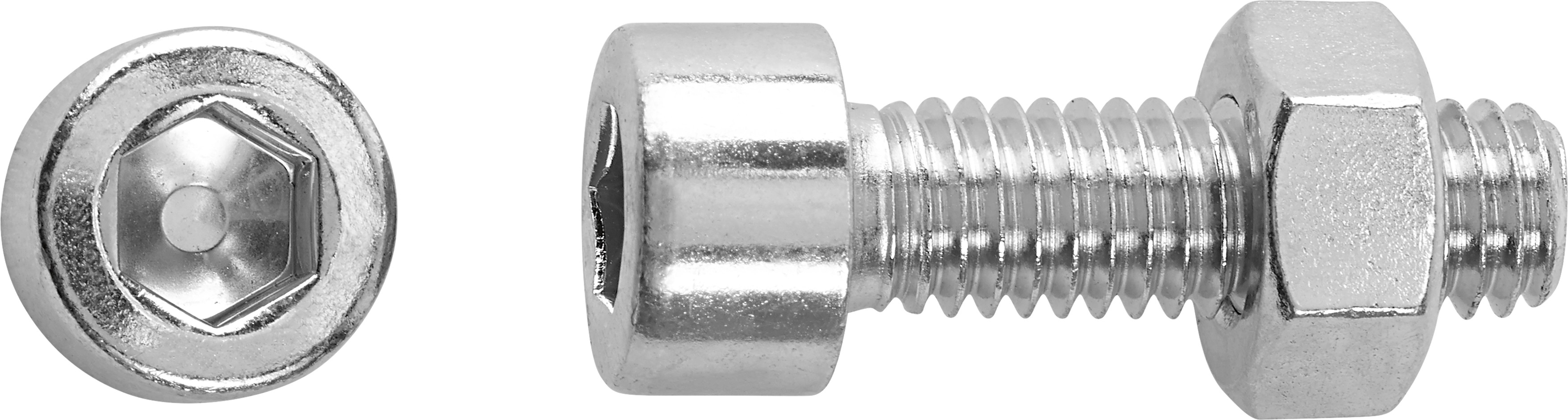 Viti esagono incassato testa cilindrica bombata DIN 912 Ø 6x30 mm ...
