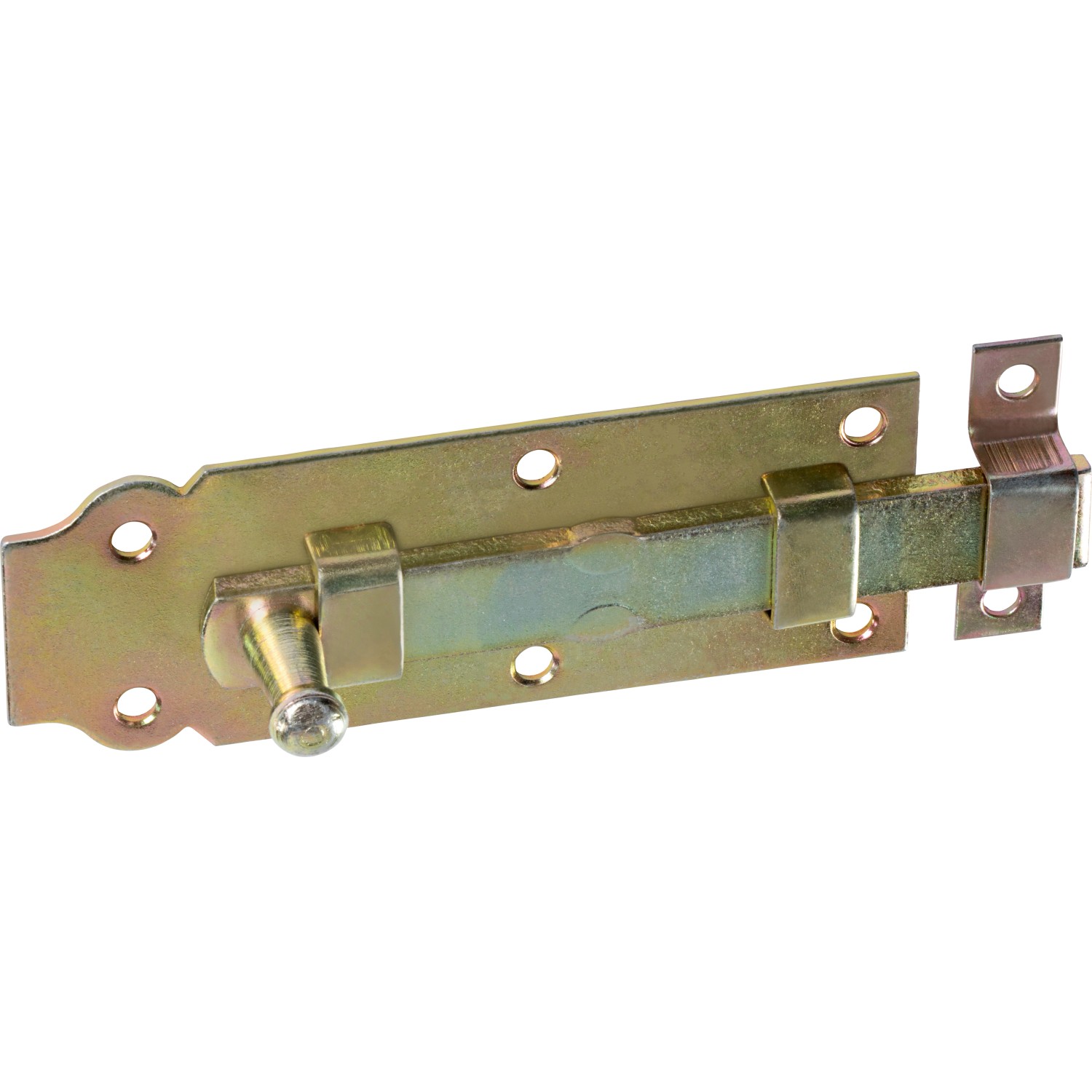 Fensterriegel mit Knopf verzinkt Gelb 120 x 45 mm kaufen bei OBI