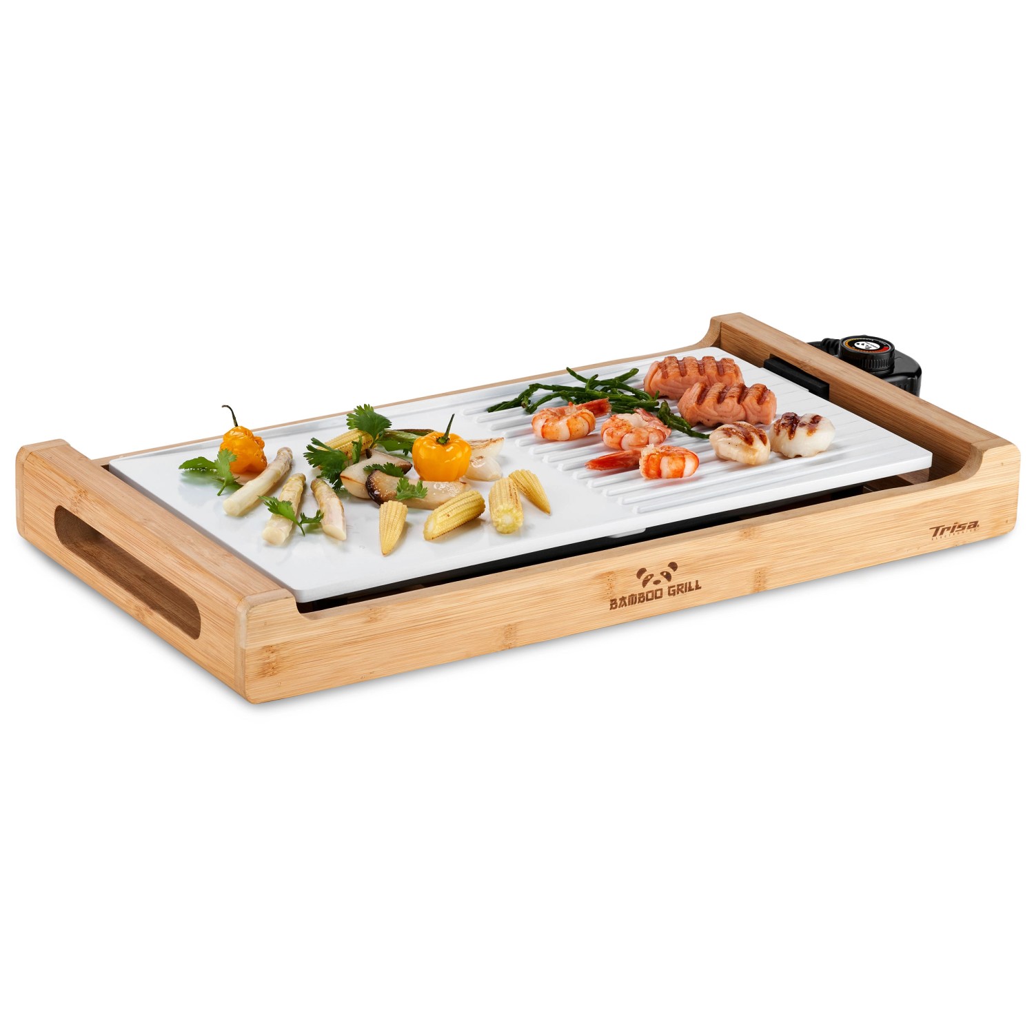 Trisa Tischgrill Bamboo Grill (HxBxT) 6 x 53 x 28 cm kaufen bei OBI