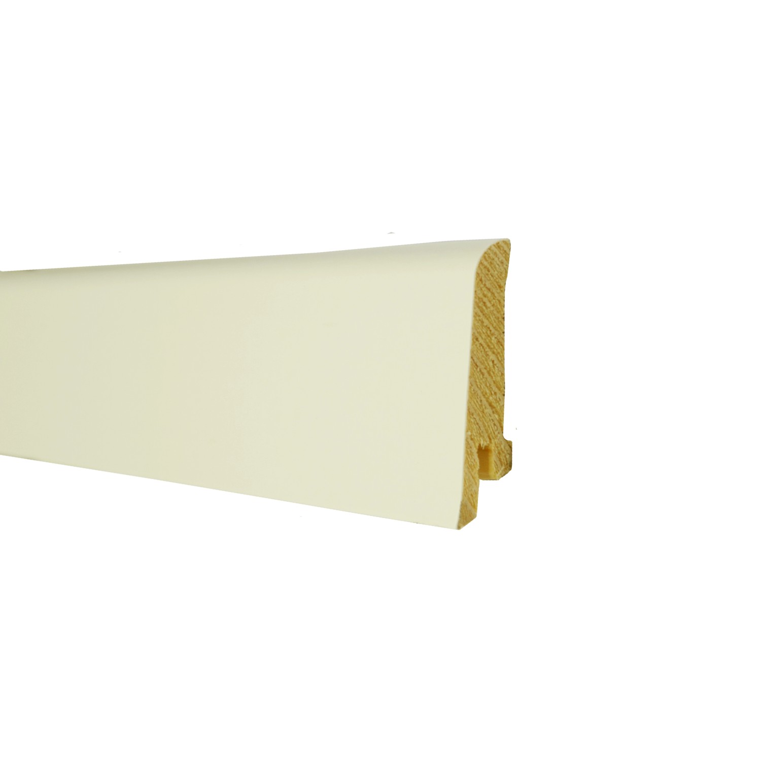 Plinthe Moderne Blanc (plaquée) 60 mm