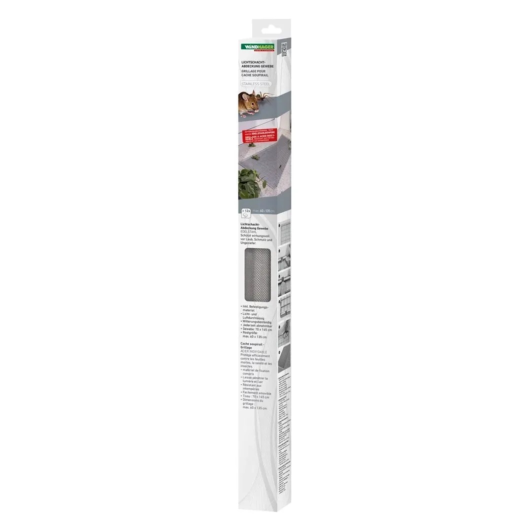 Windhager Cache-soupirail inox 60 x 135 cm