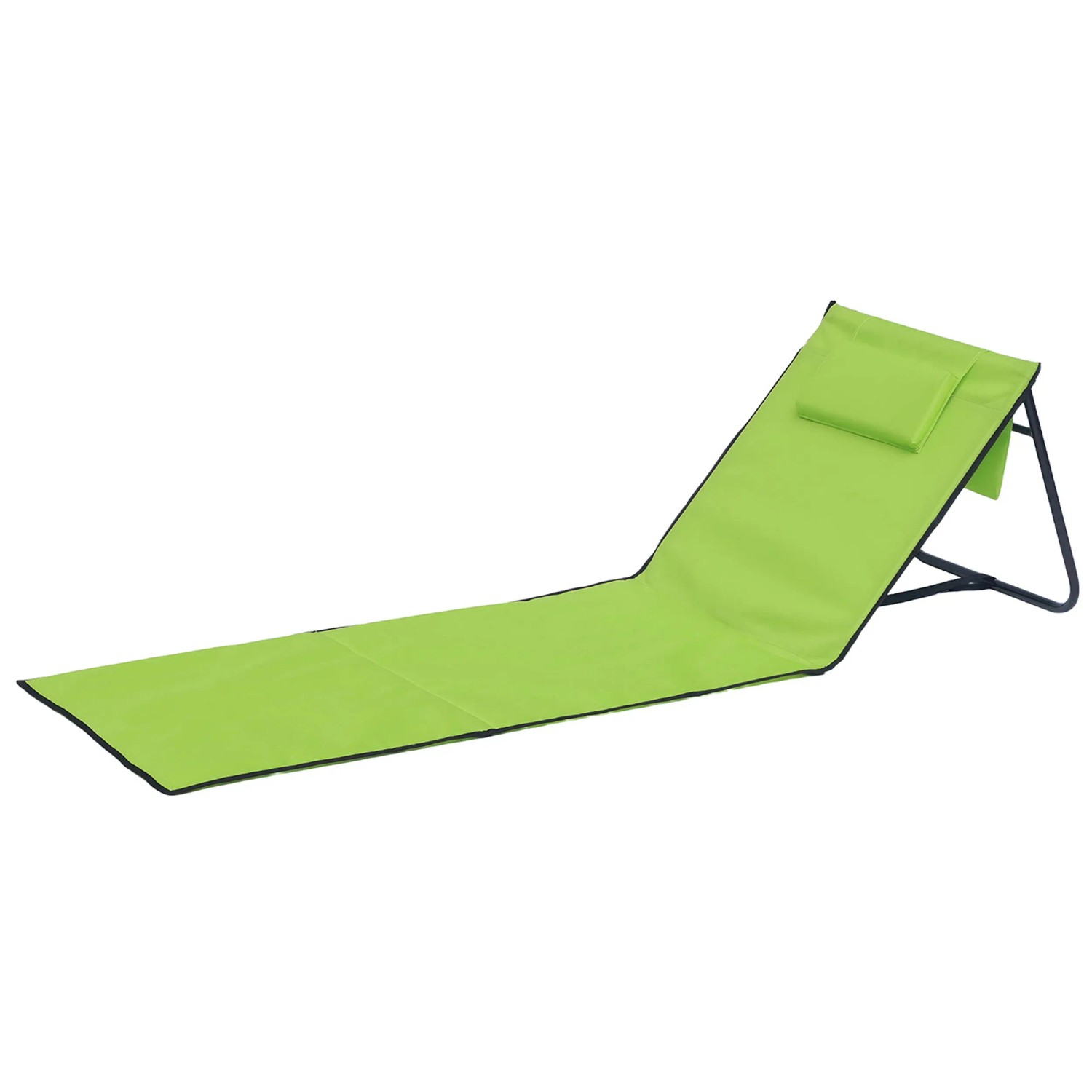 Strandliege faltbar Hellgrün (HxBxT) 41 x 51 x 152 cm kaufen bei OBI