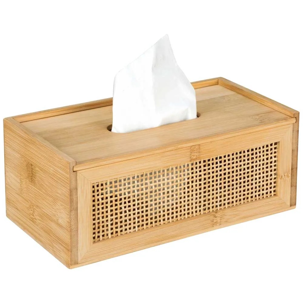 Wenko Kosmetiktuch-Box Allegre Bambus Natur (HxBxT) 13 x 10 x 25 cm ...
