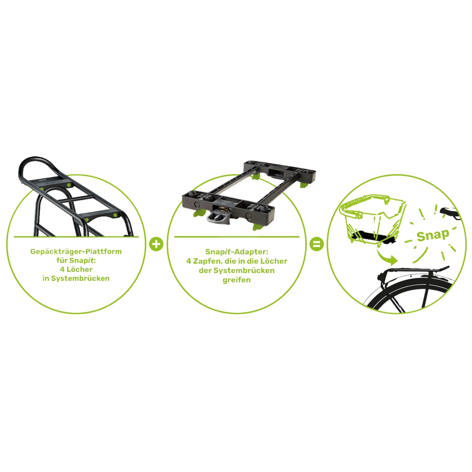 Racktime Gepäckträger Foldit für 24 - 29"-Fahrräder