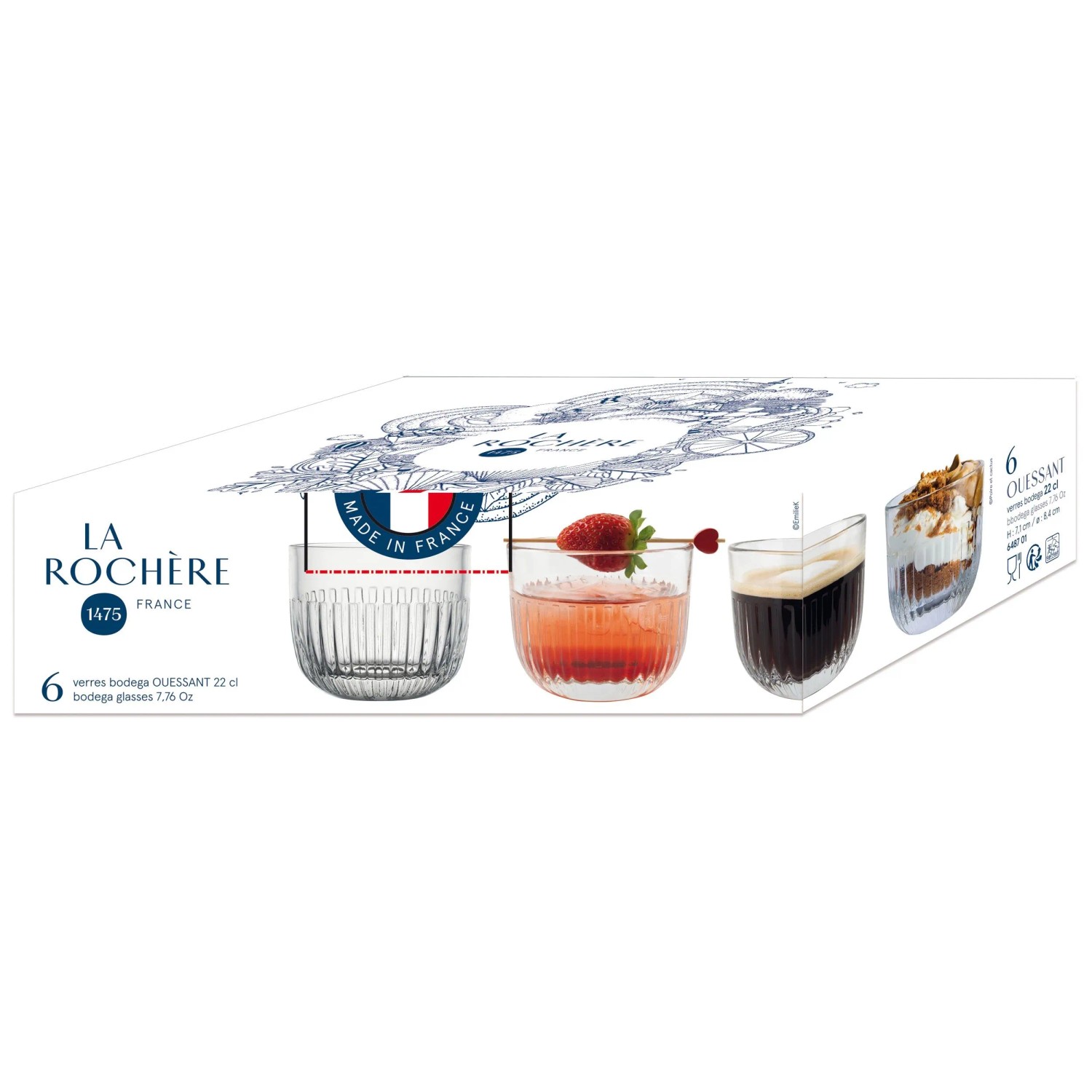 La Rochere Gläser-Set Bodega Ouessant 22 cl / 6 Stk.