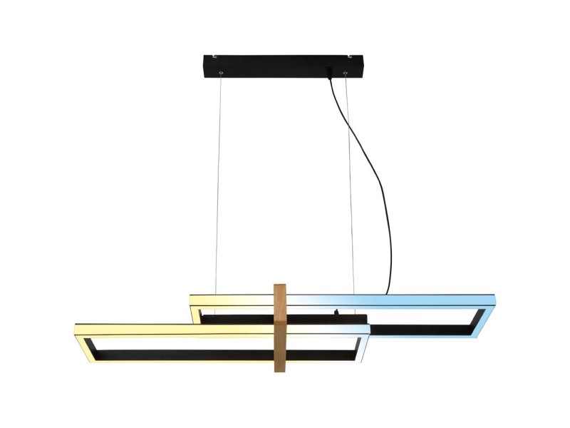 Pendelleuchte Schwarz inkl. 1 x LED / 2'700 - 6'500 K / 39 W / 4'400 lm ...