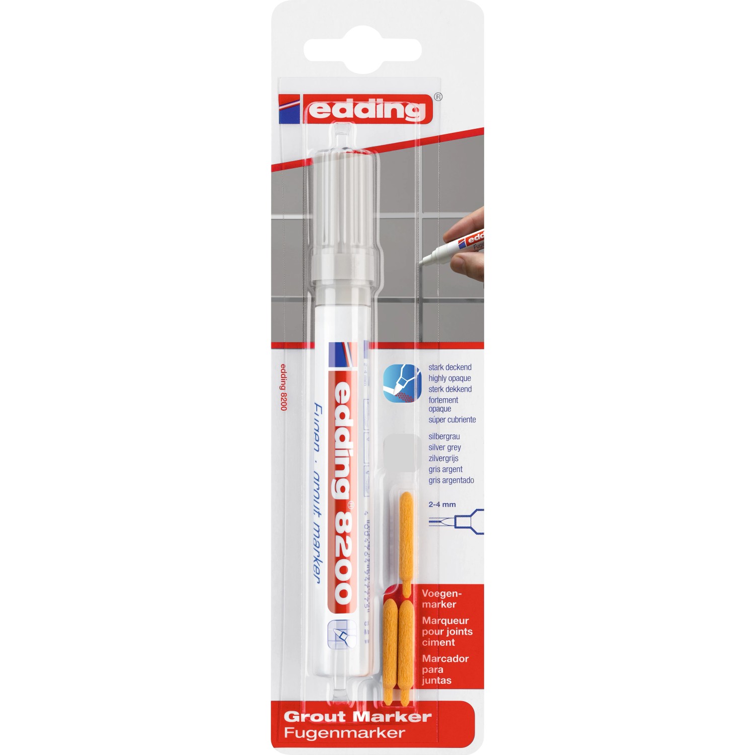 Edding DIY-Fugenmarker 8200 Grau