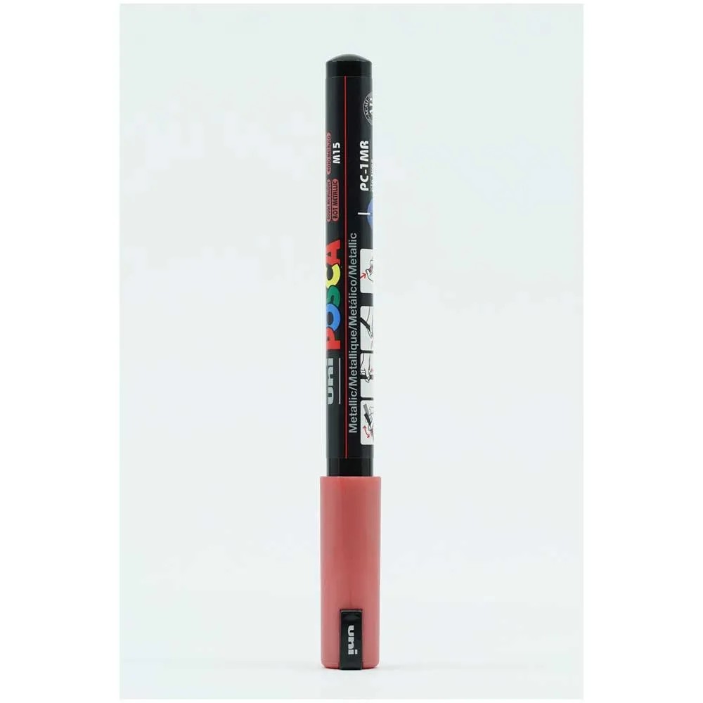 Uni Posca Fine Liner PC-1MR Rot-Metallic