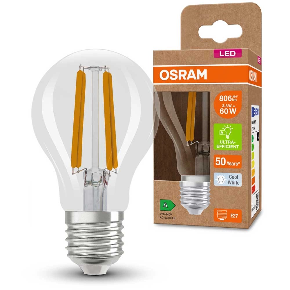 Osram LED-Leuchtmittel Glühlampenform E27 Kaltweiss 3,8 W / 806 lm kaufen bei OBI