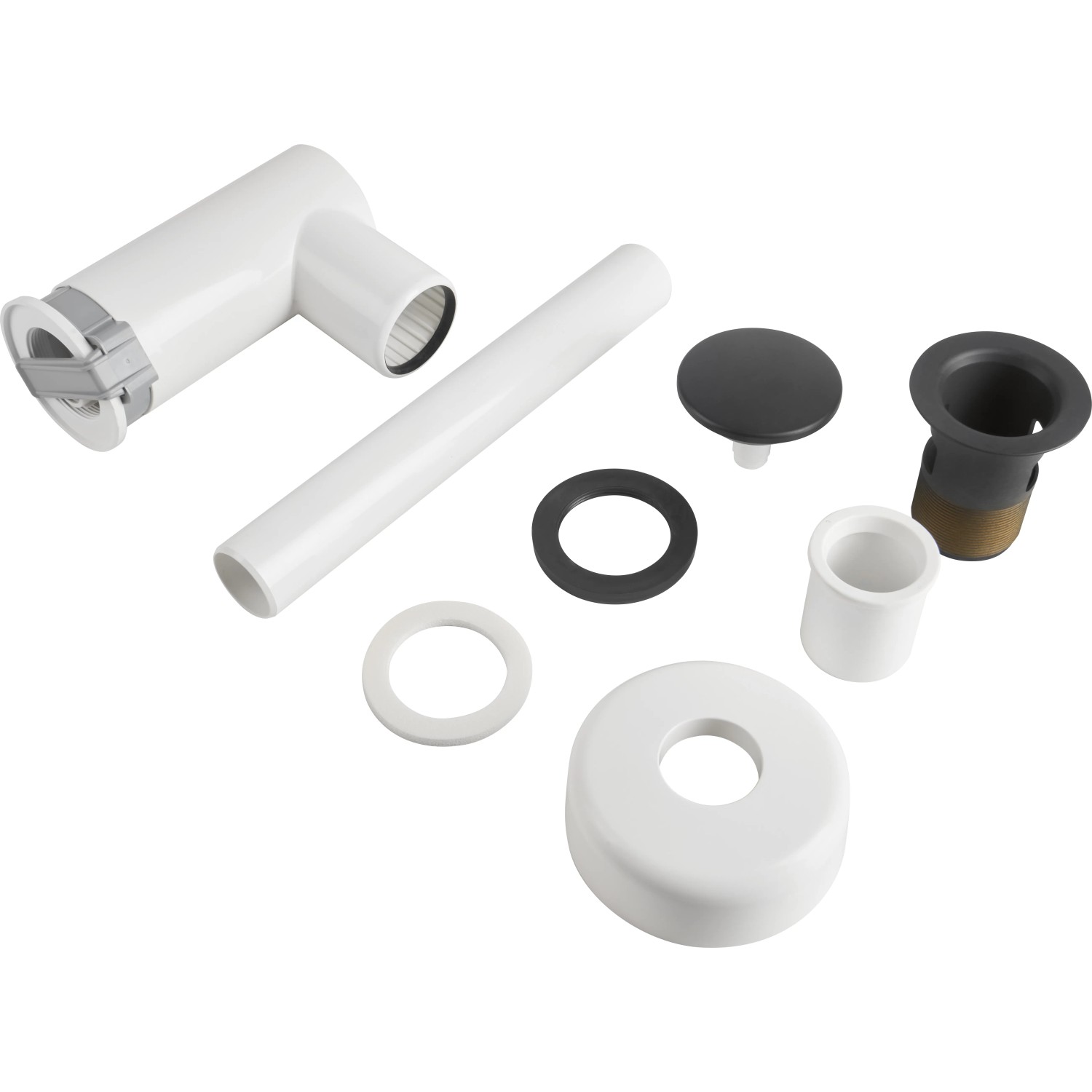 Prevex Siphon EasyClean mit Pop-Up-Ventil Schwarz Ø 40 mm x 32 mm ...