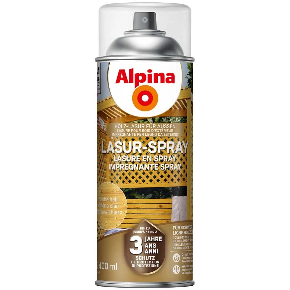 Alpina Lasur-Spray Eiche hell DIF 400 ml kaufen bei OBI