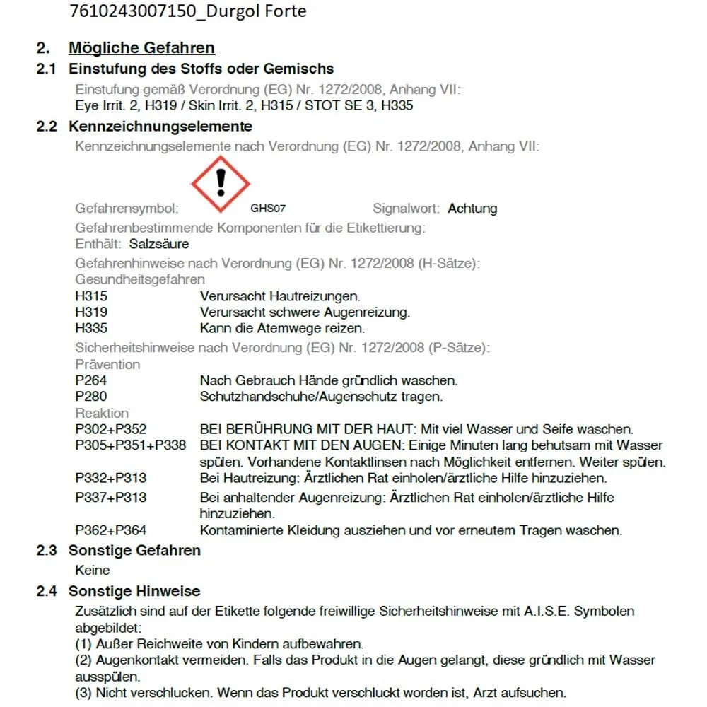 Durgol Forte Universal-Entkalker Duo 2 x 1 l kaufen bei OBI