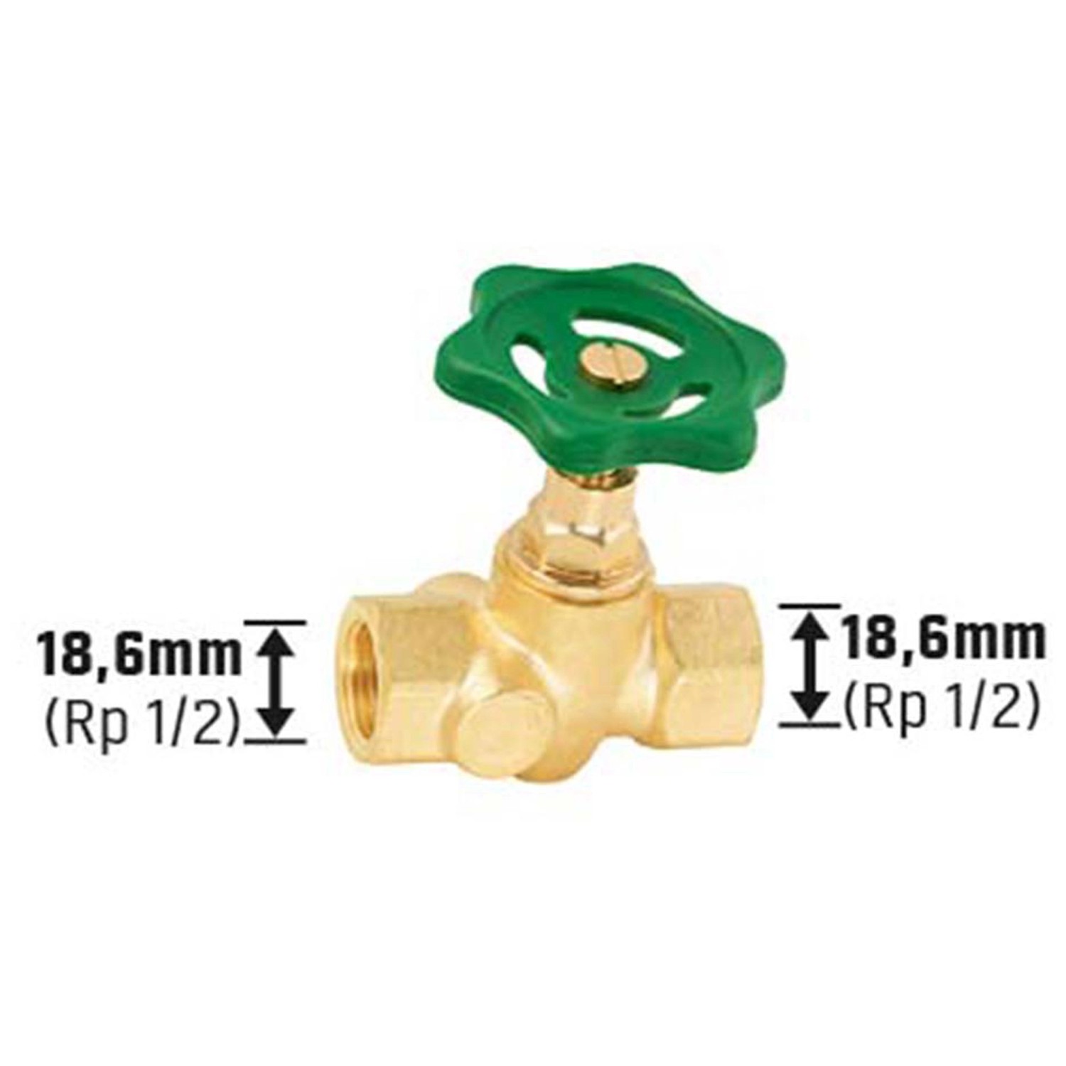 Durchgangsventil 18,6 mm (Rp 1/2) kaufen bei OBI