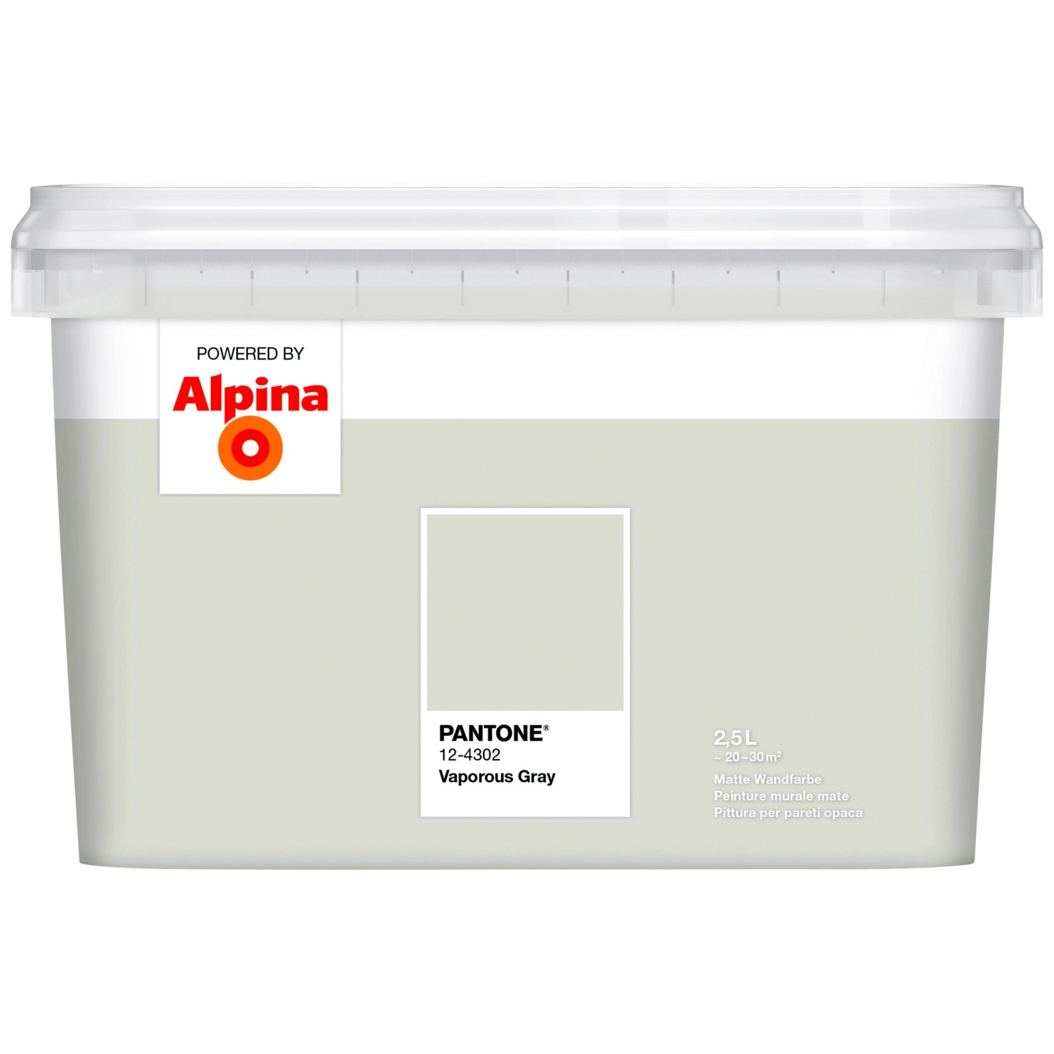 Alpina Innenwandfarbe Pantone® Vaporous Gray matt 2,5 l kaufen bei OBI