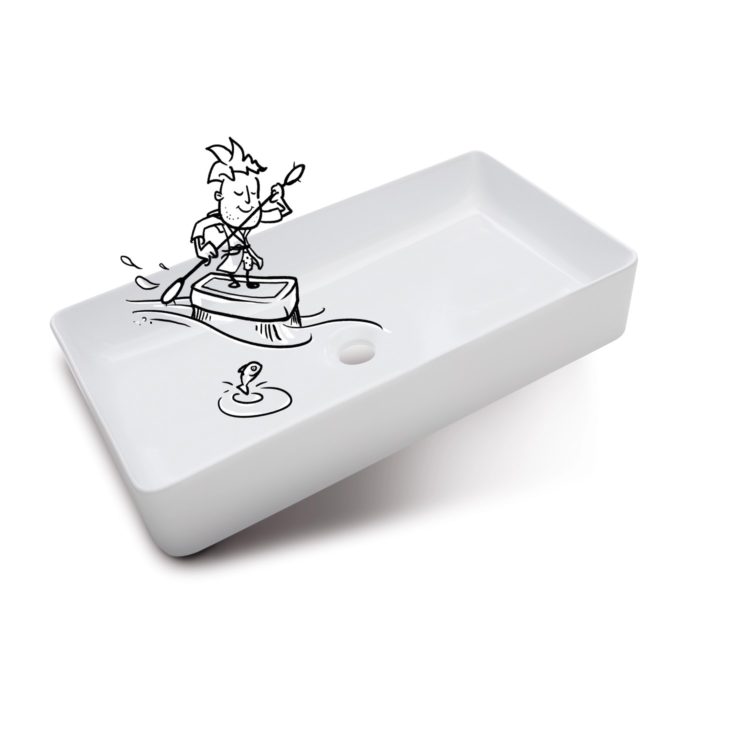 baliv Aufsatzwaschbecken WBA-7090 / 61 x 34,5 cm kaufen bei OBI