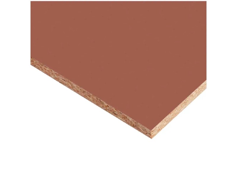 Spanplatte Terracotta Rot Höhe 19 mm