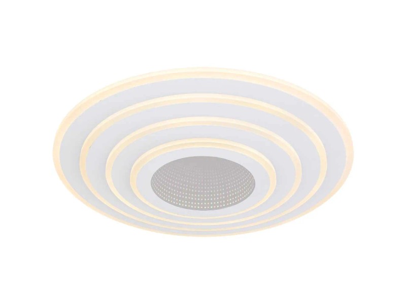 Globo LED-Deckenleuchte 1-flammig Weiss Ø 50 cm / Höhe 6,7 cm / 50 W ...