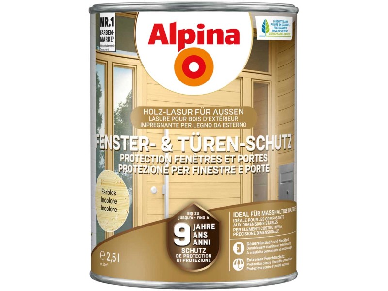 Alpina Fenster- & Türen-Schutz Farblos DIF 2,5 l kaufen bei OBI