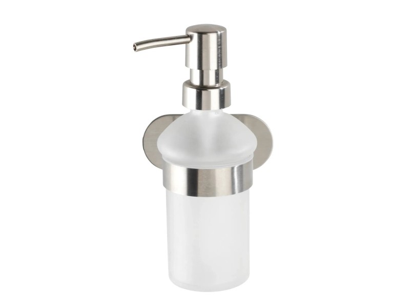 Wenko Seifenspender Orea Turbo-Loc® Glas / Edelstahl matt 200 ml