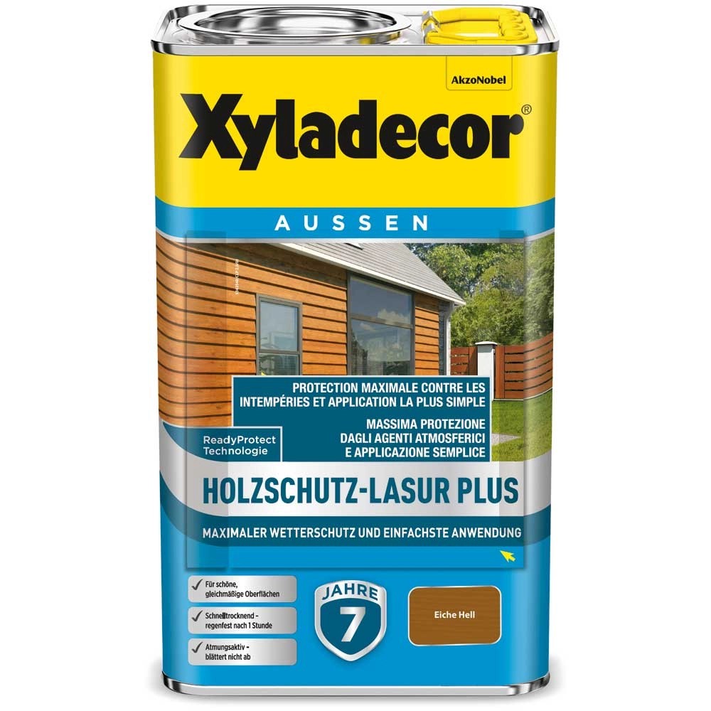 Xyladecor Holzschutz-Lasur Plus Eiche hell 2,5 l kaufen bei OBI