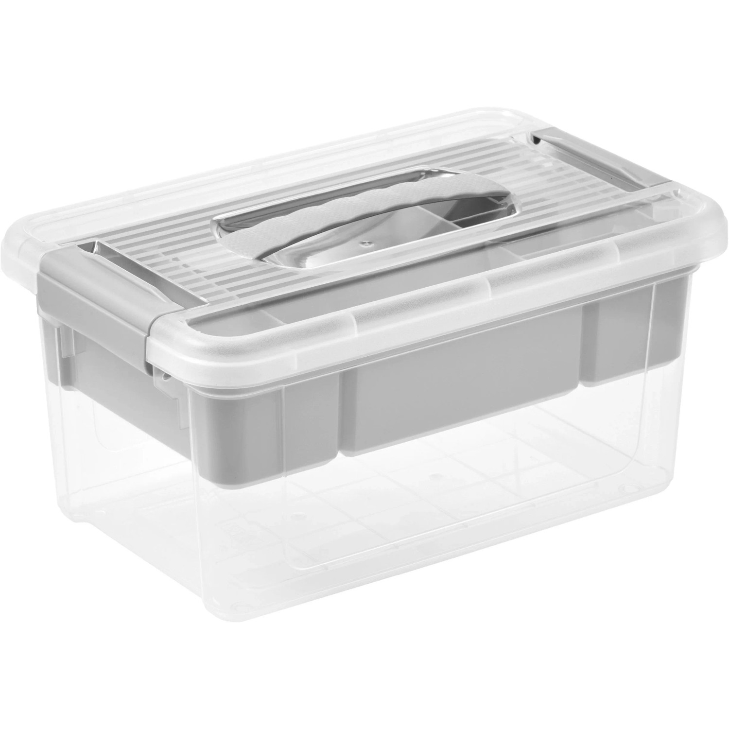 Keeeper Boîte de rangement en polypropylène Transparente 5 l