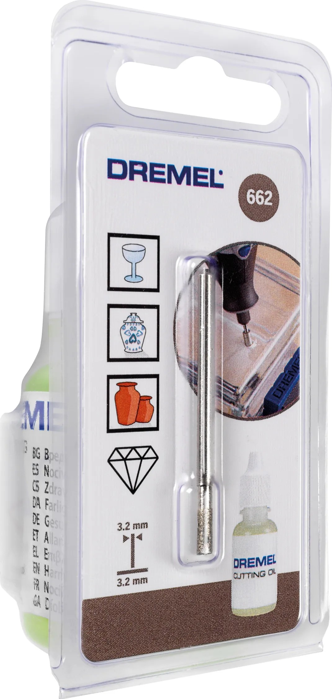 Dremel Diamant-Glasbohrer 662