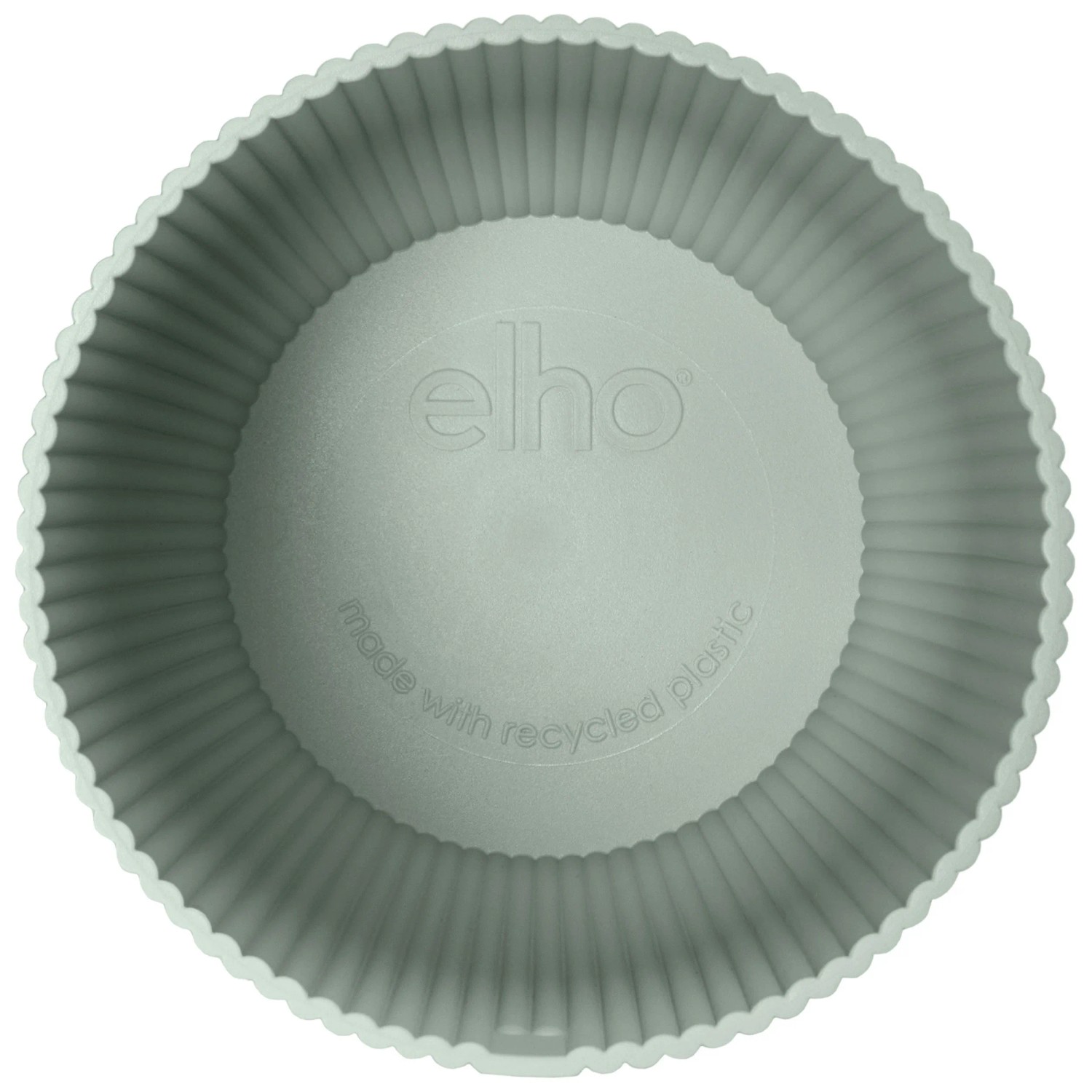 Elho Übertopf Vibes Fold rund Grün Ø 14 cm / Höhe 13 cm