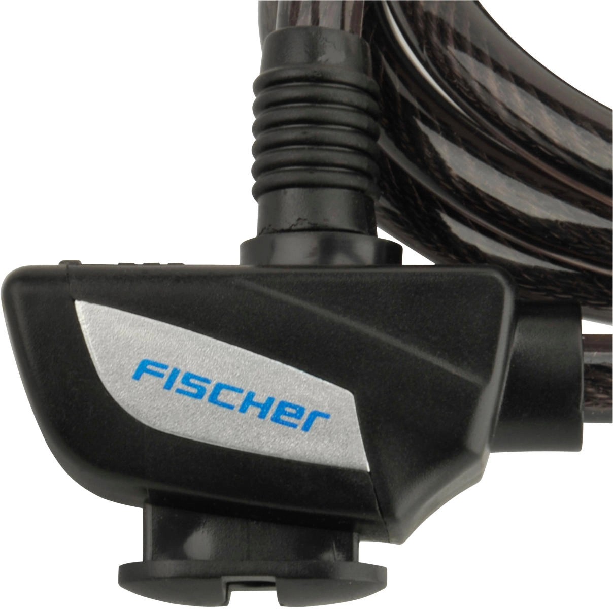 Fischer Spiralkabelschloss Schwarz Ø 10 mm / Länge 120 cm kaufen bei OBI