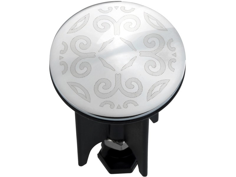 Wenko Waschbeckenstöpsel Pluggy Mod. Parli Messing / Kunststoff Ø 3,9 ...