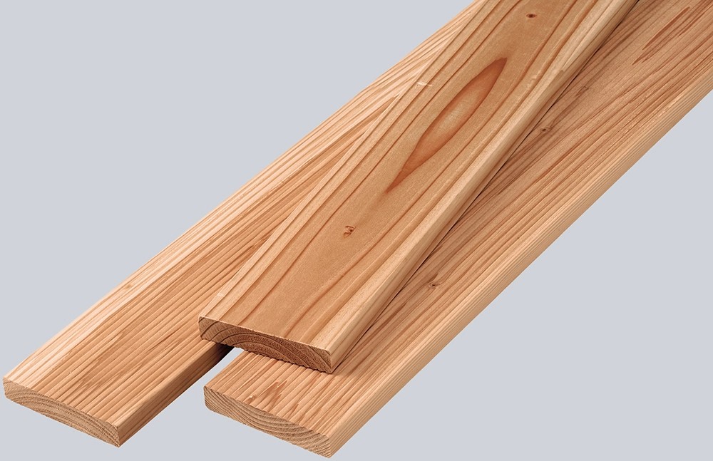 Bodendiele Nadelholz imprägniert Mediterran 300 x 12,0 cm / Stärke 2,1 ...