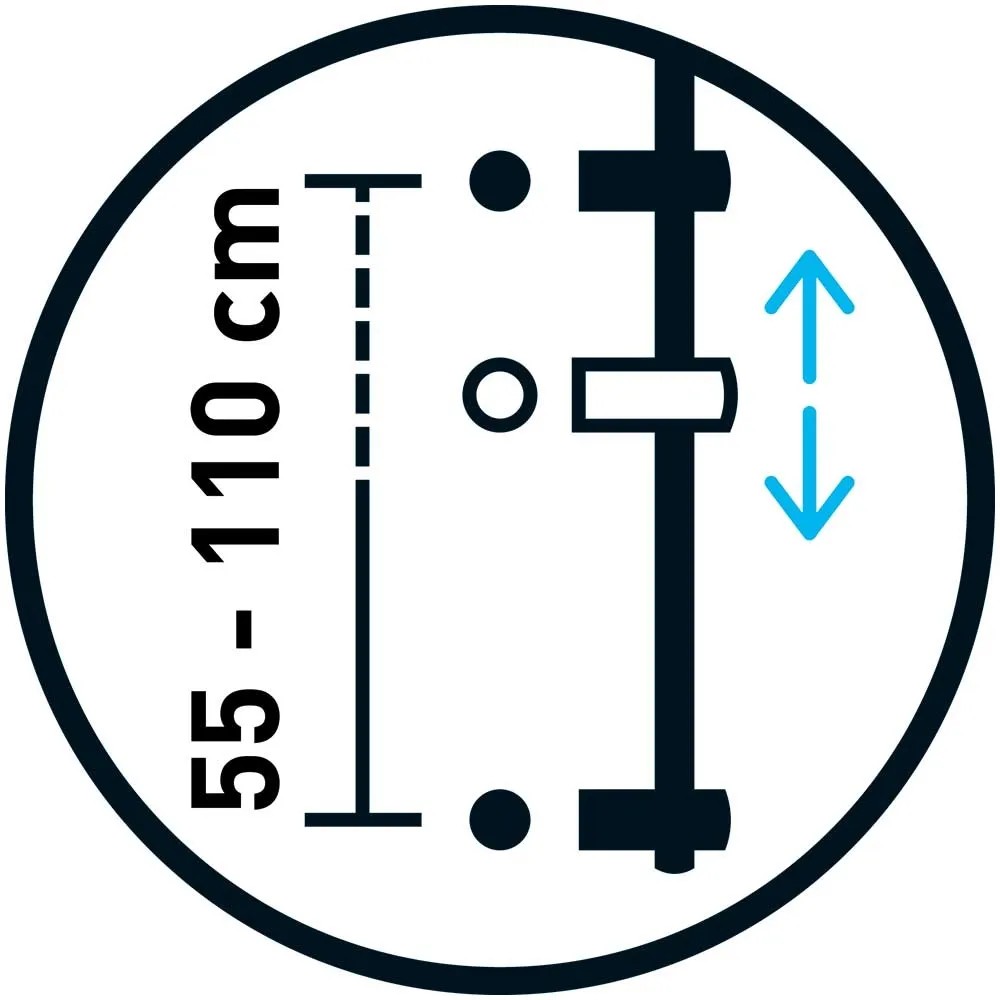 Diaqua® Duschsystem Ymir Turn verchromt 125 cm kaufen bei OBI