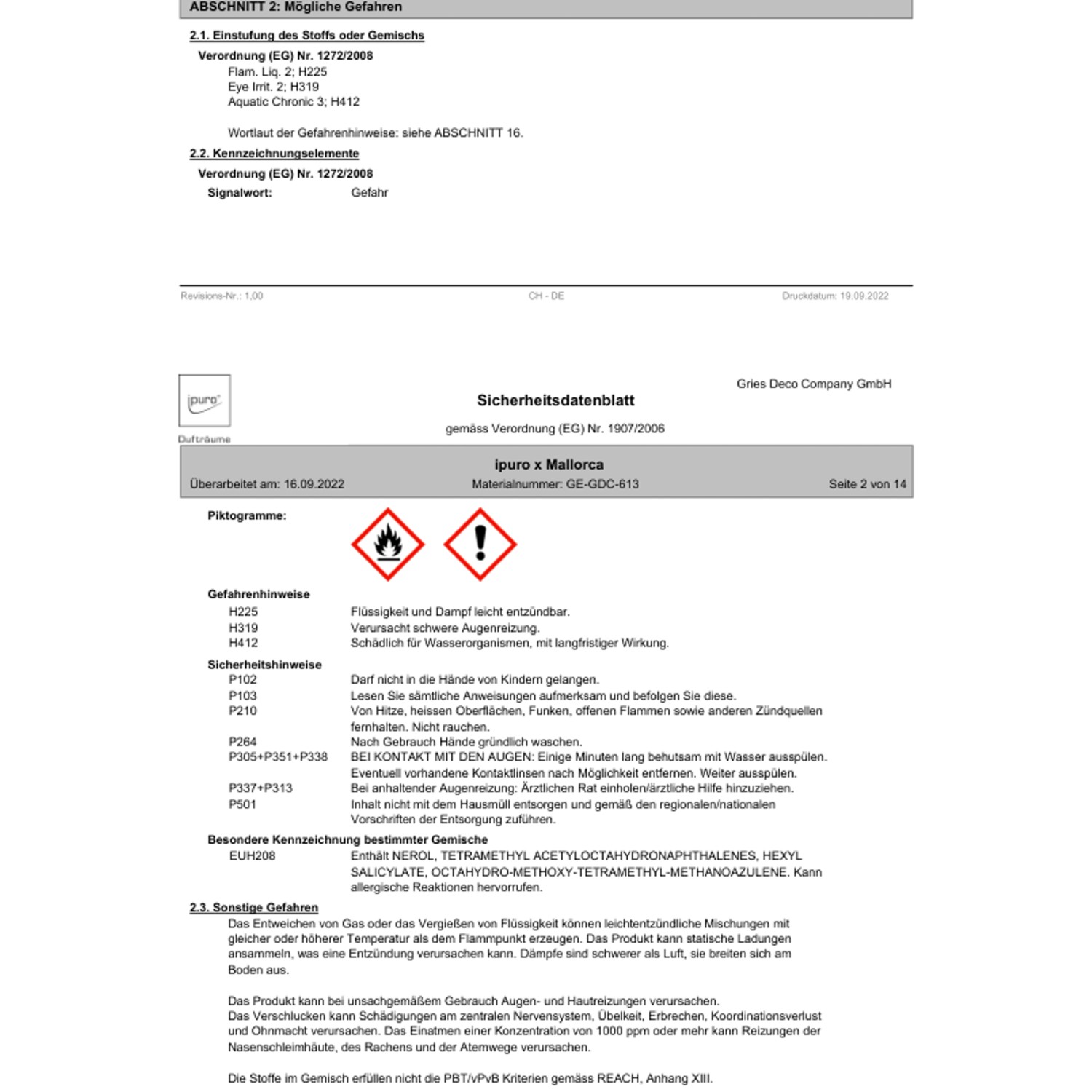 Ipuro Limited Edition Geschenkset Capri & Mallorca 2 x 50 ml kaufen bei OBI