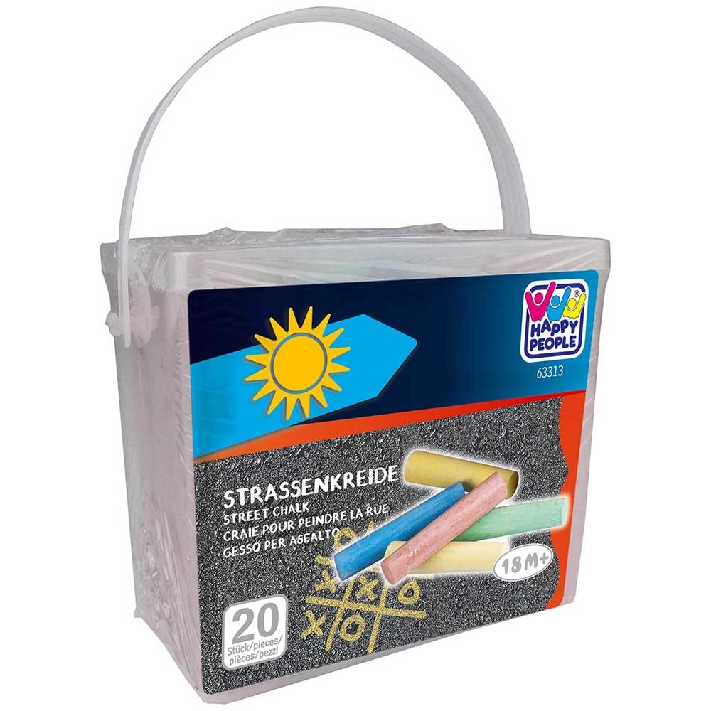 Happy People Strassenkreide Eimer eckig mit 20 Stk. kaufen bei OBI
