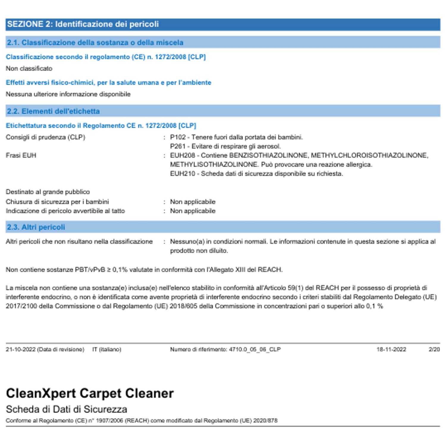 CleanXpert Teppichreiniger Flasche 1000 ml kaufen bei OBI