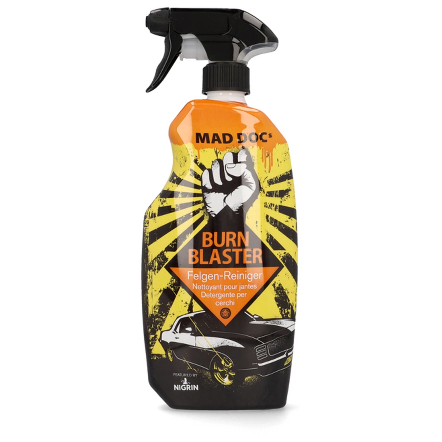 Nigrin Mad Doc Felgenreiniger Burn Blaster Spray 750 ml