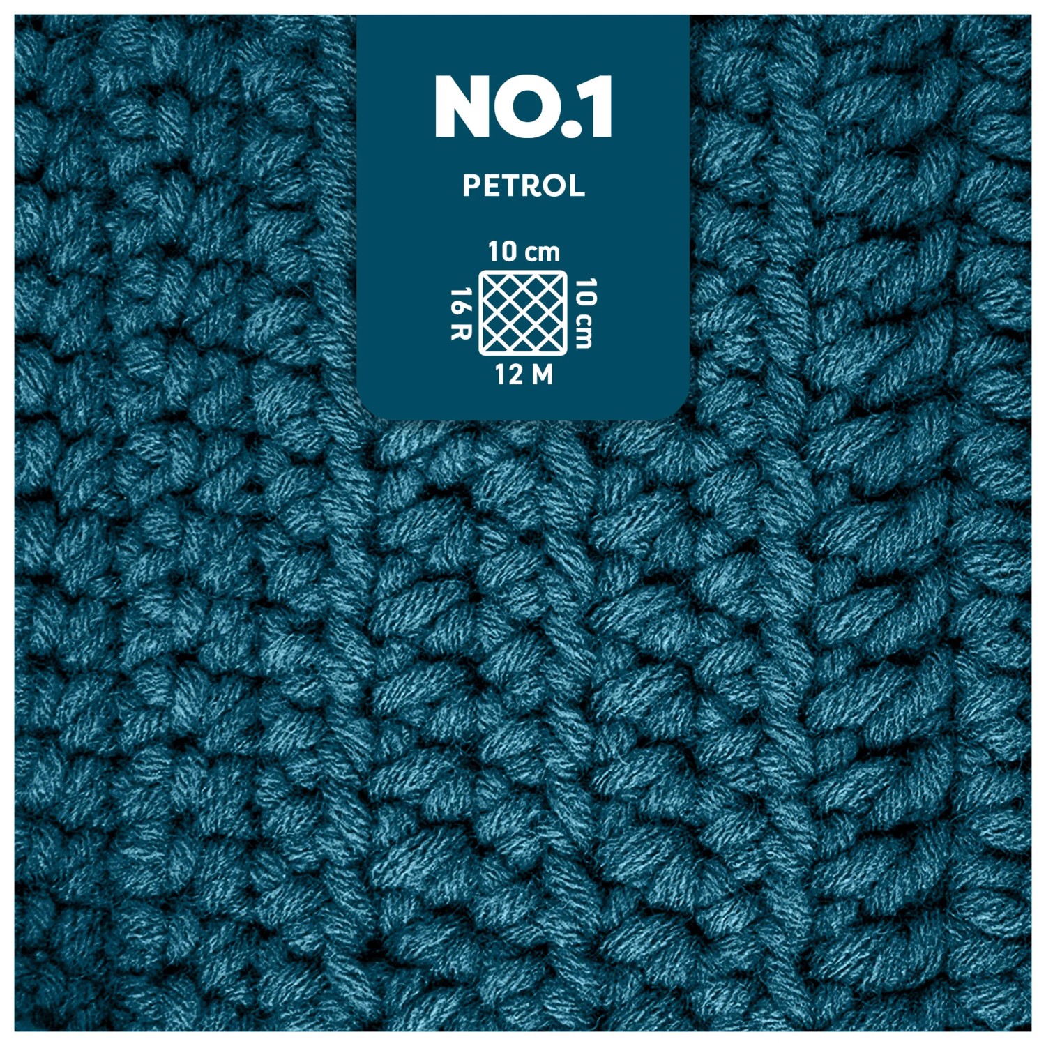 Myboshi Wolle No. 1 Polyacryl/Merino Petrol Stärke 6 - 7 mm / 50 g