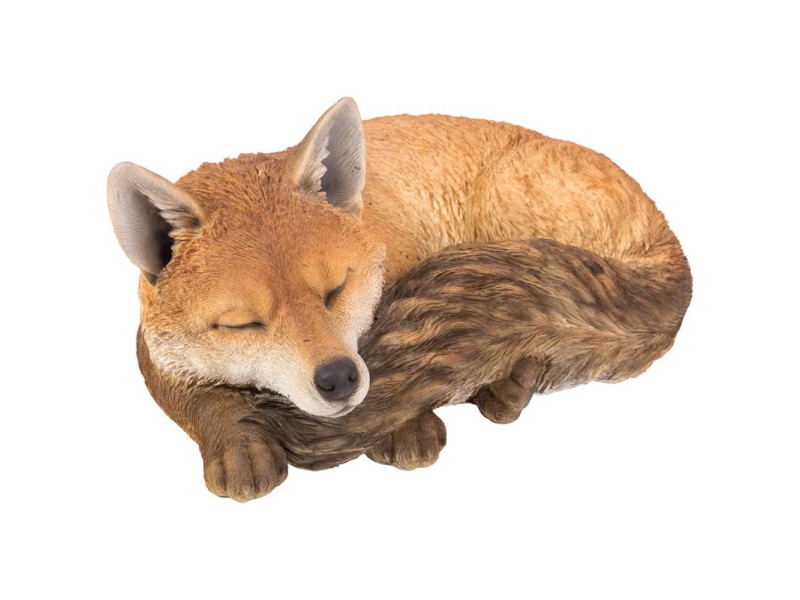 Vivid Arts Fuchs schlafend Braun (HxBxT) 19,5 x 44 x 30,7 cm kaufen bei OBI