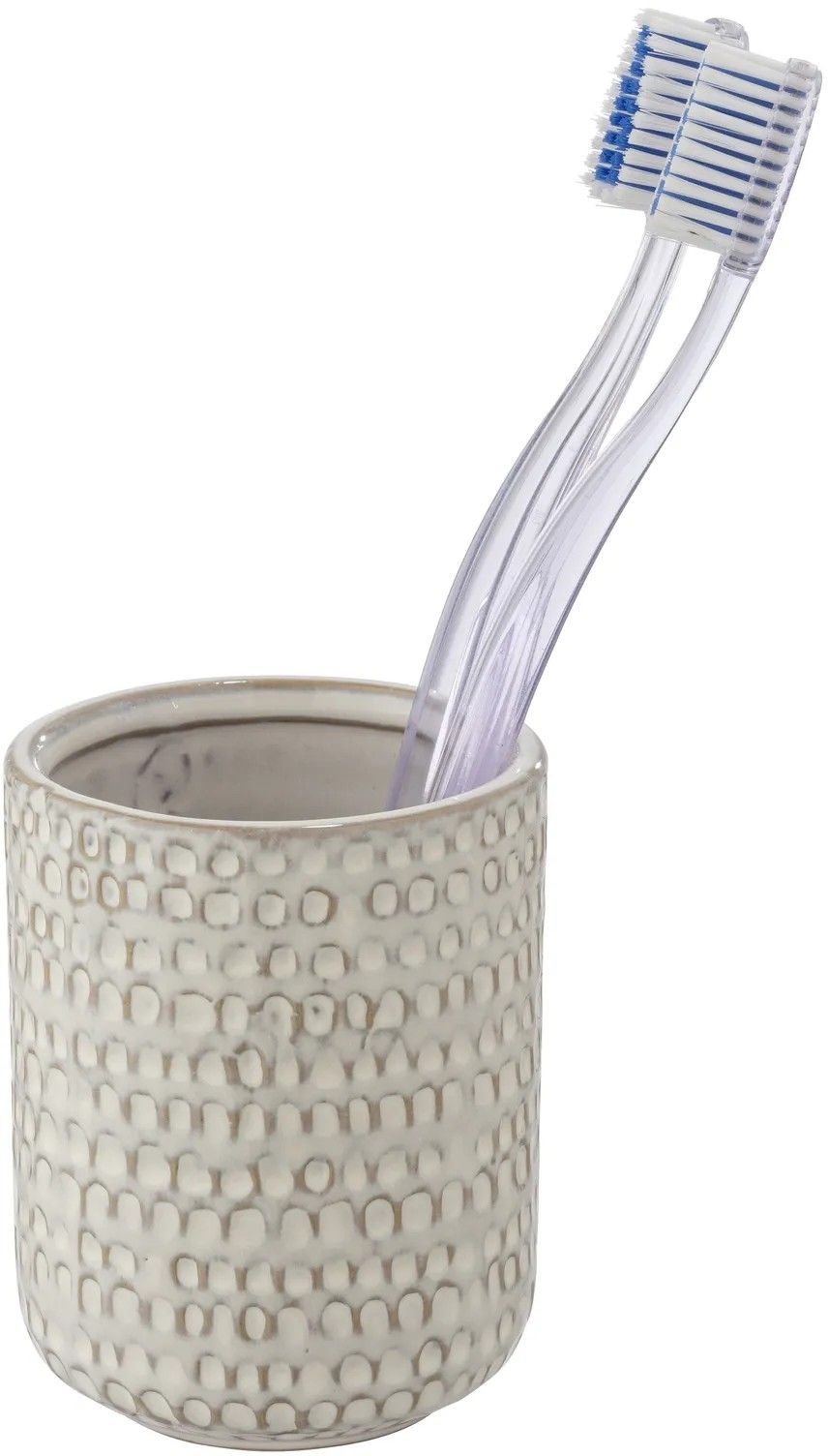 Wenko Zahnputzbecher Pergole Keramik Beige