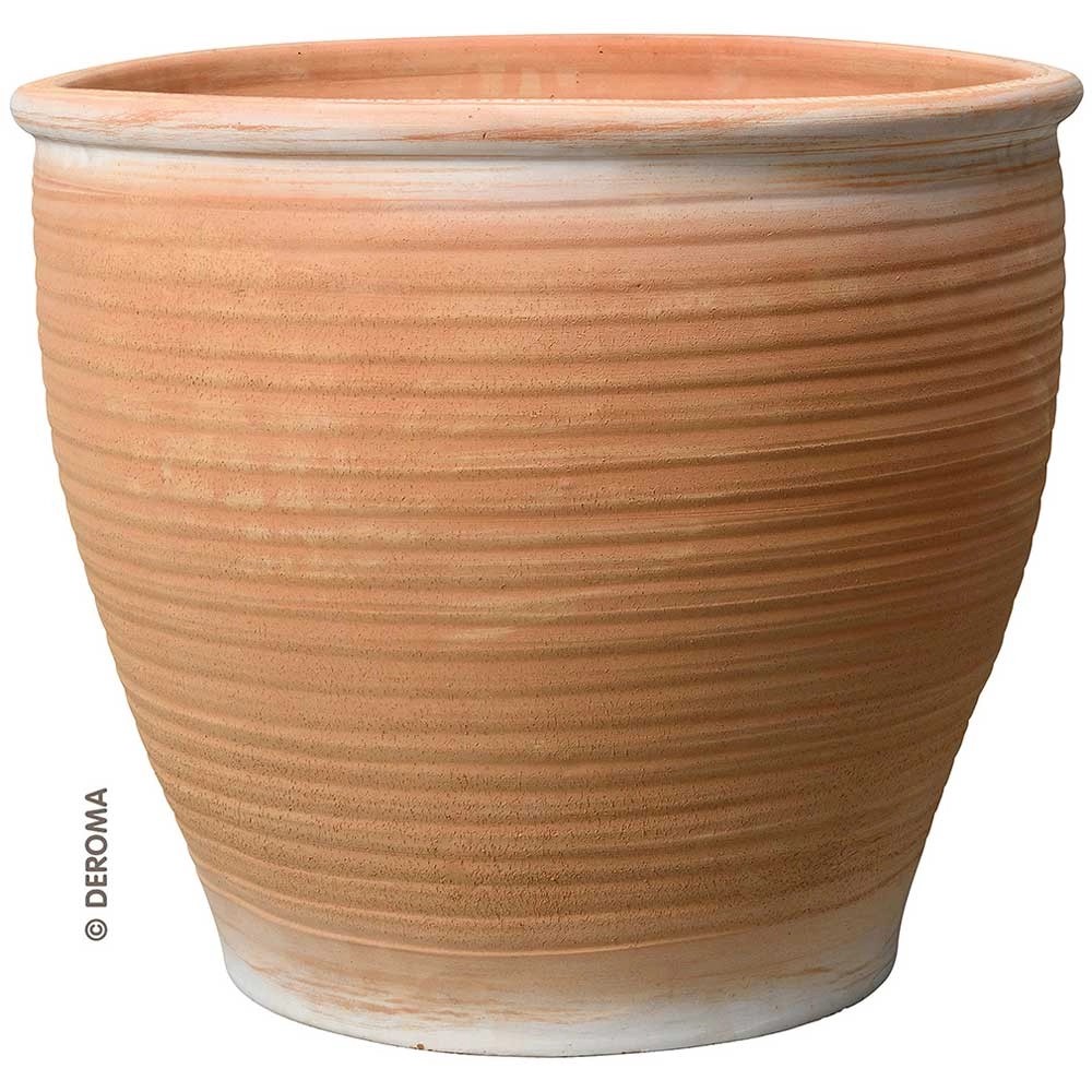 Deroma Pot à fleurs Caliente terre cuite émaillée Ø 50 cm / hauteur 41 cm
