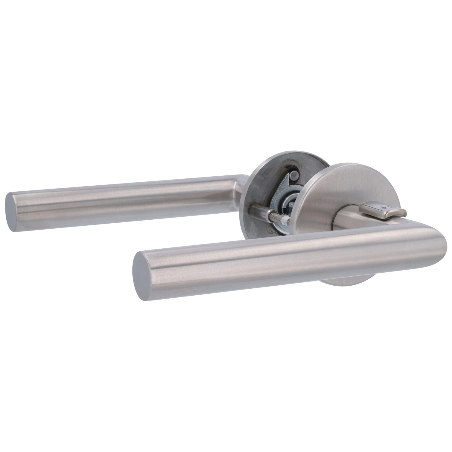 Alpertec Rosetten-Garnitur Push4Lock DIN Links Edelstahl satiniert Ø 55 ...