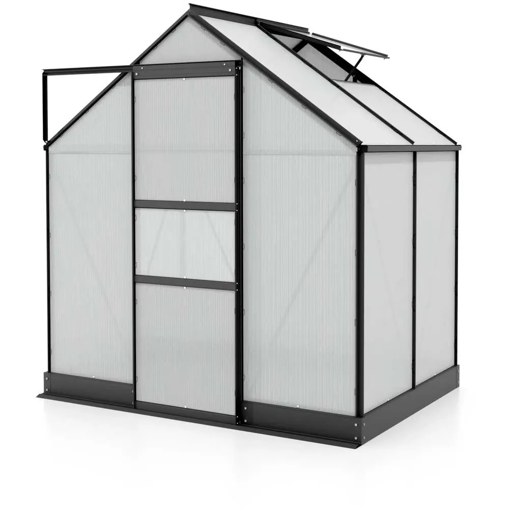 Vitavia Gewächshaus Apollo 2500 Schwarz (HxBxT) 207 x 195 x 137 cm