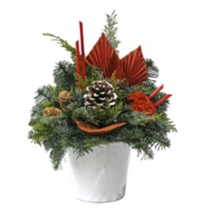 Grabgesteck hoch im Keramiktopf 30 x 30 cm / Höhe 35 cm kaufen bei OBI