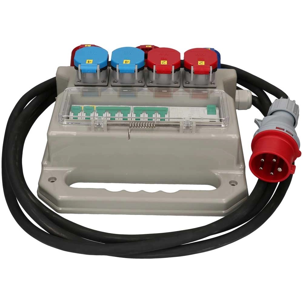 Baustromverteiler mit Zuleitung CEE16-5 IP44 Grau kaufen bei OBI